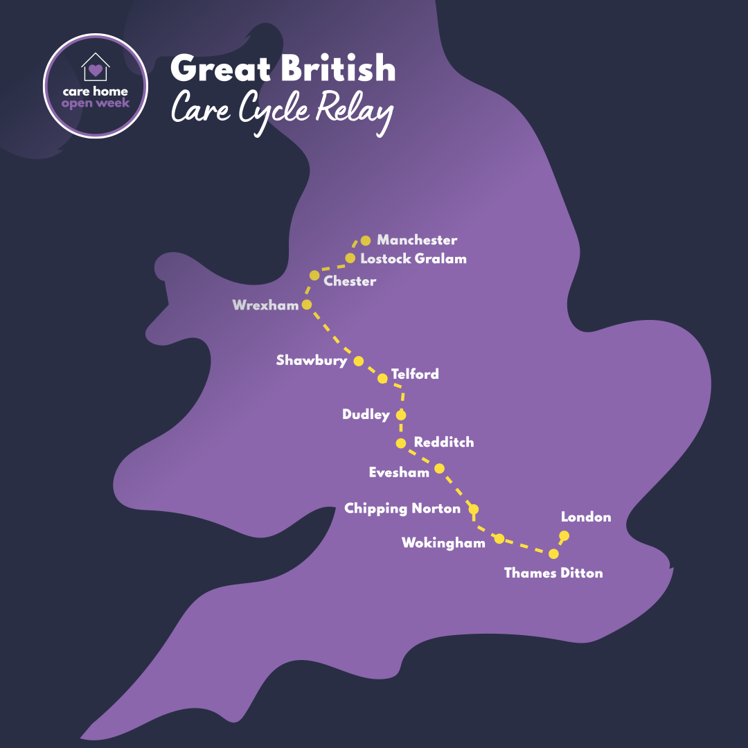 Great British Care Cycle Relay gets ready to roll • Championing Social Care